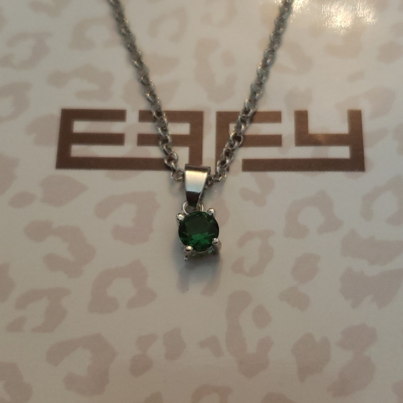 Effy | Jewelry | Effy Silver And Emerald Pendant | Poshmark